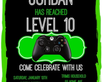 Xbox invitation | Etsy