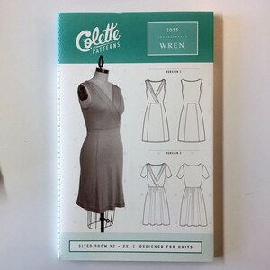 Wrap dress pattern | Etsy