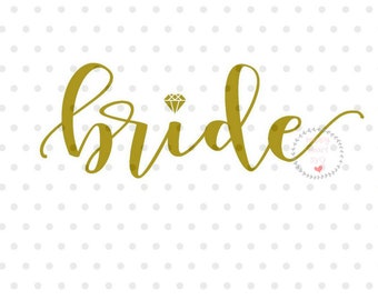 Bride svg | Etsy