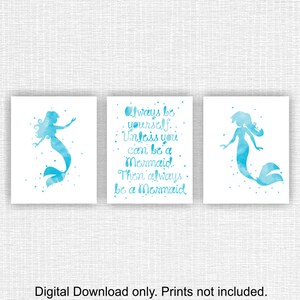 Mermaid quotes | Etsy