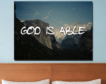 God is able | Etsy