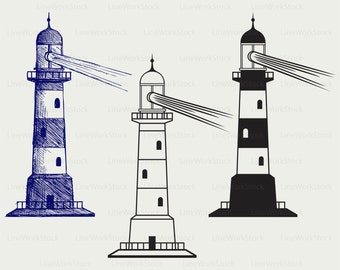 Lighthouse svg | Etsy