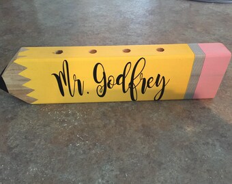 Teacher name tag | Etsy