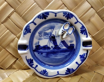 Delft blue ashtray | Etsy
