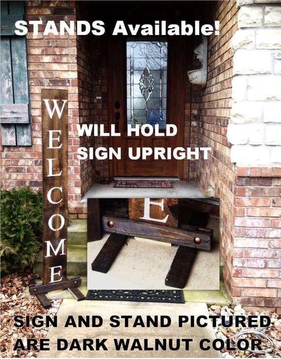 Sign stand welcome sign stand stand sign holder vertical