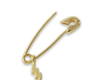 Little silver plate or gold plate Safety Pins fancy tiny pin