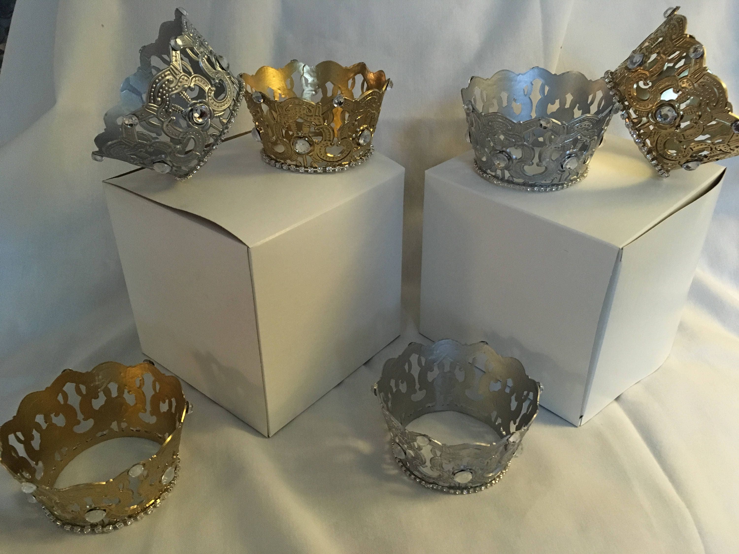 4pc Crowns, crown centerpieces, royal wedding, royal birthday, princess ...