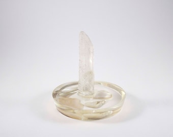 Quartz crystal ring | Etsy
