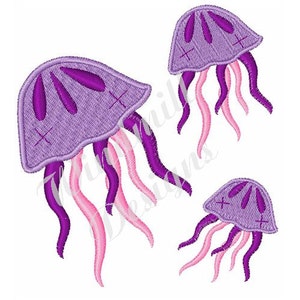 Jellyfish embroidery | Etsy