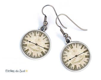 Clock earrings | Etsy