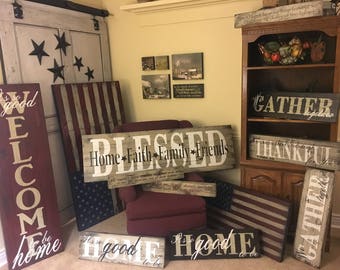 Large wood sign | Etsy