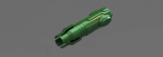 Metroid Prime Arm Cannon With Missile Action. Opens and