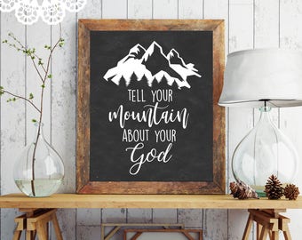 Mountain design | Etsy