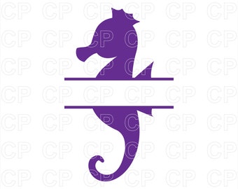 Seahorse silhouette | Etsy