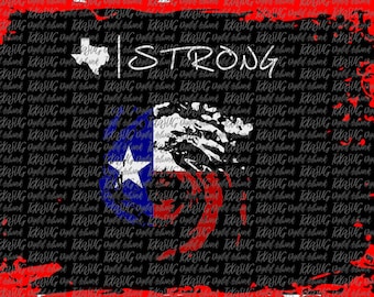 Houston Strong Texas Harvey Set of 2 Ceramic Tile Coasters