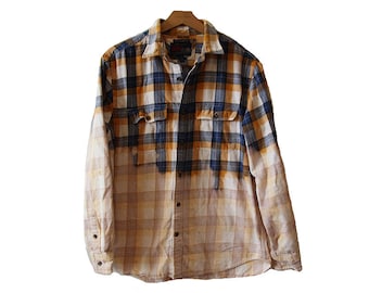 Bleached flannel | Etsy