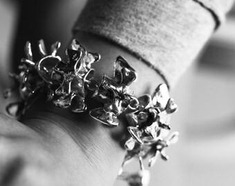 Human Tooth Bracelet with three fangs by Defy / Adjustable