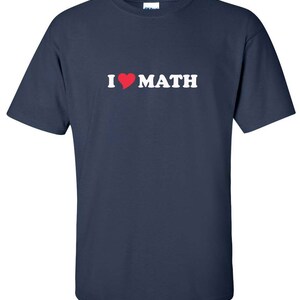 I love math | Etsy