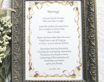 Marriage quote | Etsy