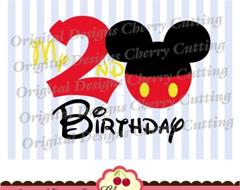 Mickey number 2 | Etsy