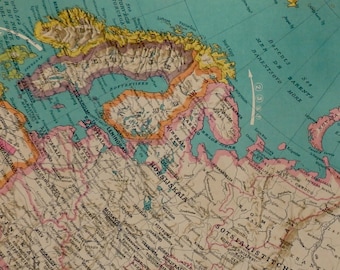 Soviet union map | Etsy