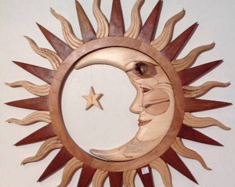 Wood intarsia | Etsy