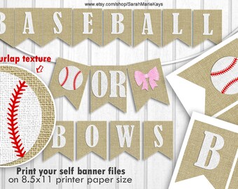 Baseball banner | Etsy