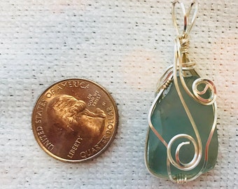 Wire wrap sea glass | Etsy