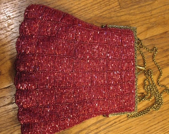 Vintage beaded purse | Etsy