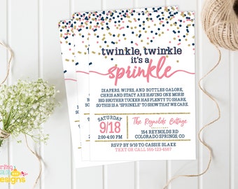 Sprinkle invitation | Etsy
