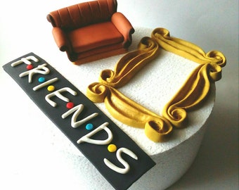 Friends cake topper | Etsy