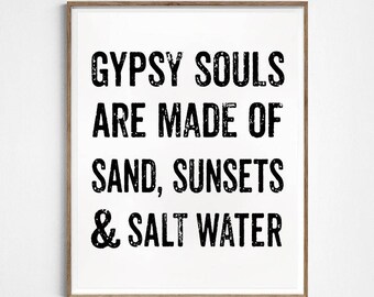 Gypsy quotes | Etsy