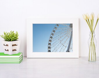 3D paper craft ferris wheel Paper Craft Printable PDF