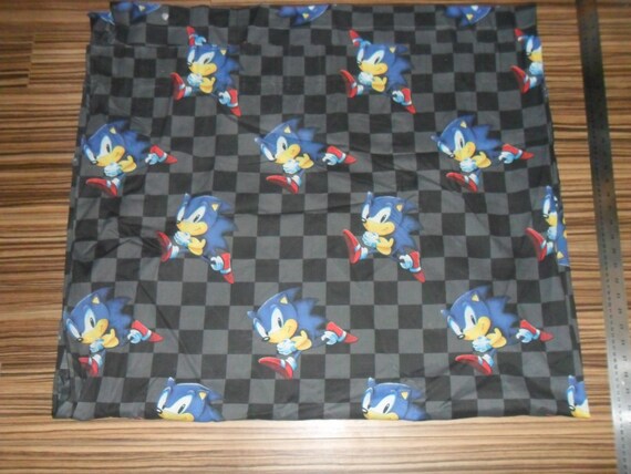 Rare Vintage Sonic the hedgehog Cotton Fabric