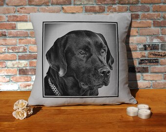 Labrador pillow | Etsy