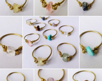 Wire wrapped ring | Etsy