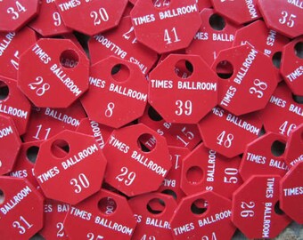 Coat check tags | Etsy