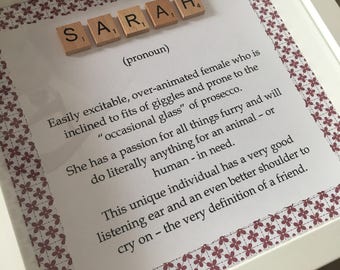 Framed name meanings | Etsy