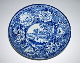 Blue transferware | Etsy