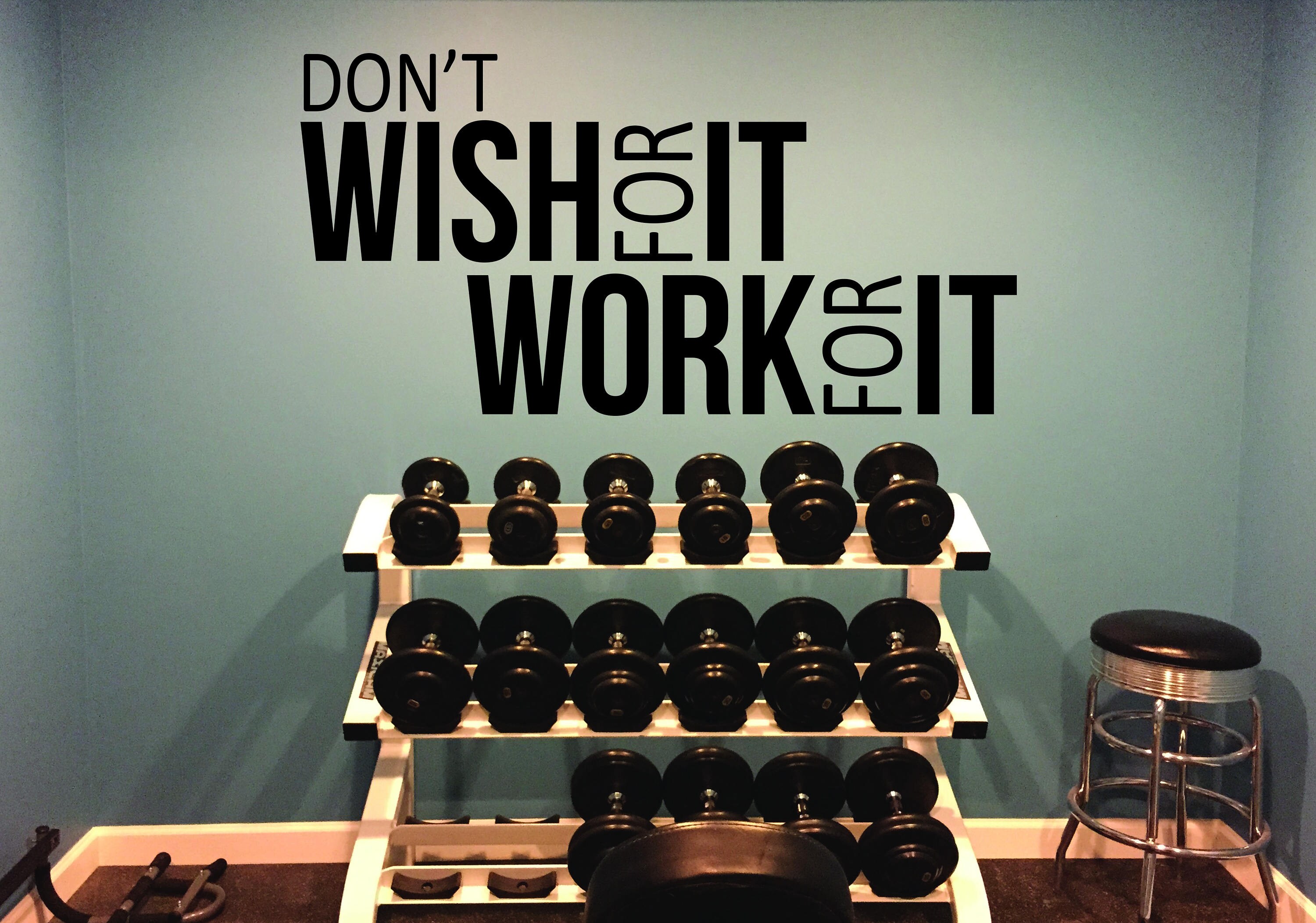 Gym Design Gym Wall Decal Classroom Decor Dont Wish