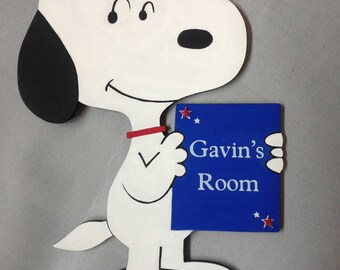 Snoopy sign | Etsy