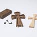 Unity Cross ® Solid Black Walnut and Curly Maple wood