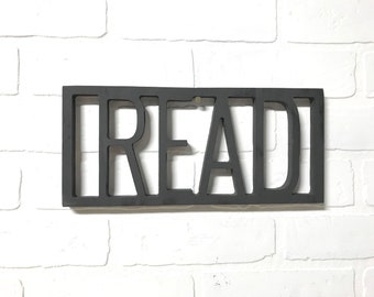 Library wall art | Etsy