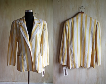 Striped blazer | Etsy