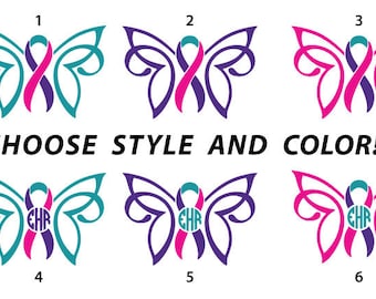 Cancer butterfly | Etsy