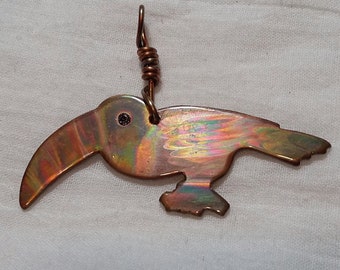 Copper bird | Etsy