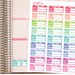 Planner Stickers Calorie Tracker Fits Erin Condren