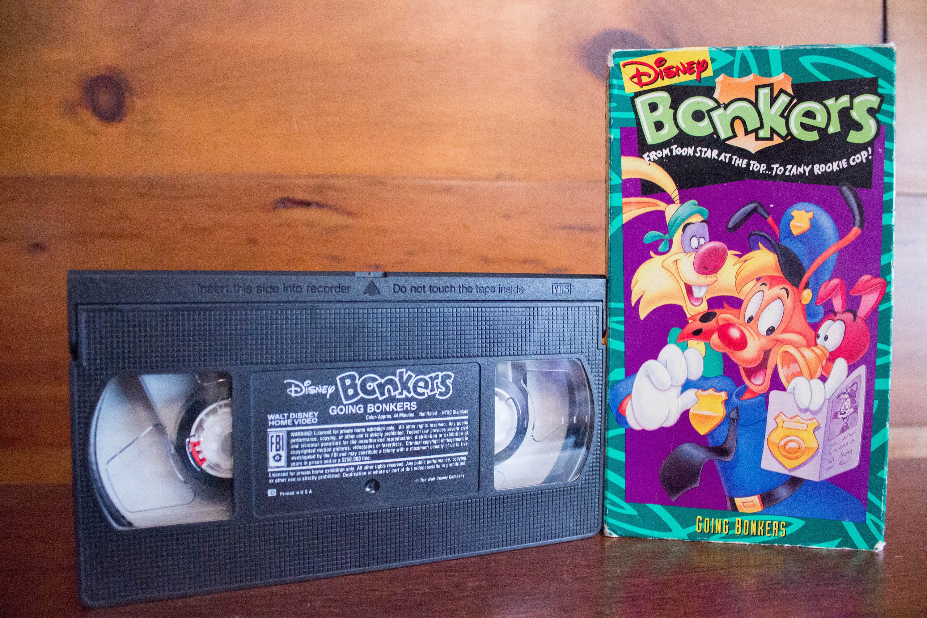 Disney Bonkers Going Bonkers VHS Tape 90s