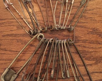 Vintage safety pin | Etsy