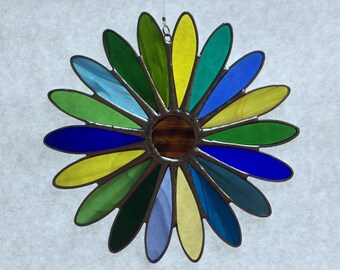 Stained glass daisy | Etsy